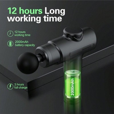 Massage Gun Deep Tissue Percussion Massager For Athletes,Handheld Body ...