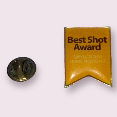 Wells Fargo Pin Shirt Pin home mortgage “Best Shot Award” | eBay