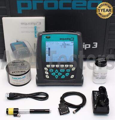 Proceq Equotip 3 Portable Métal Dureté Testeur W / Leeb Impacte Device ...