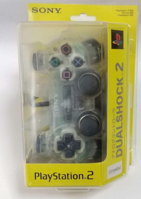[Rare color]SONY DUAL SHOCK 2 CLEAR - PLAYSTATION 2 JAPAN - OPENED ...