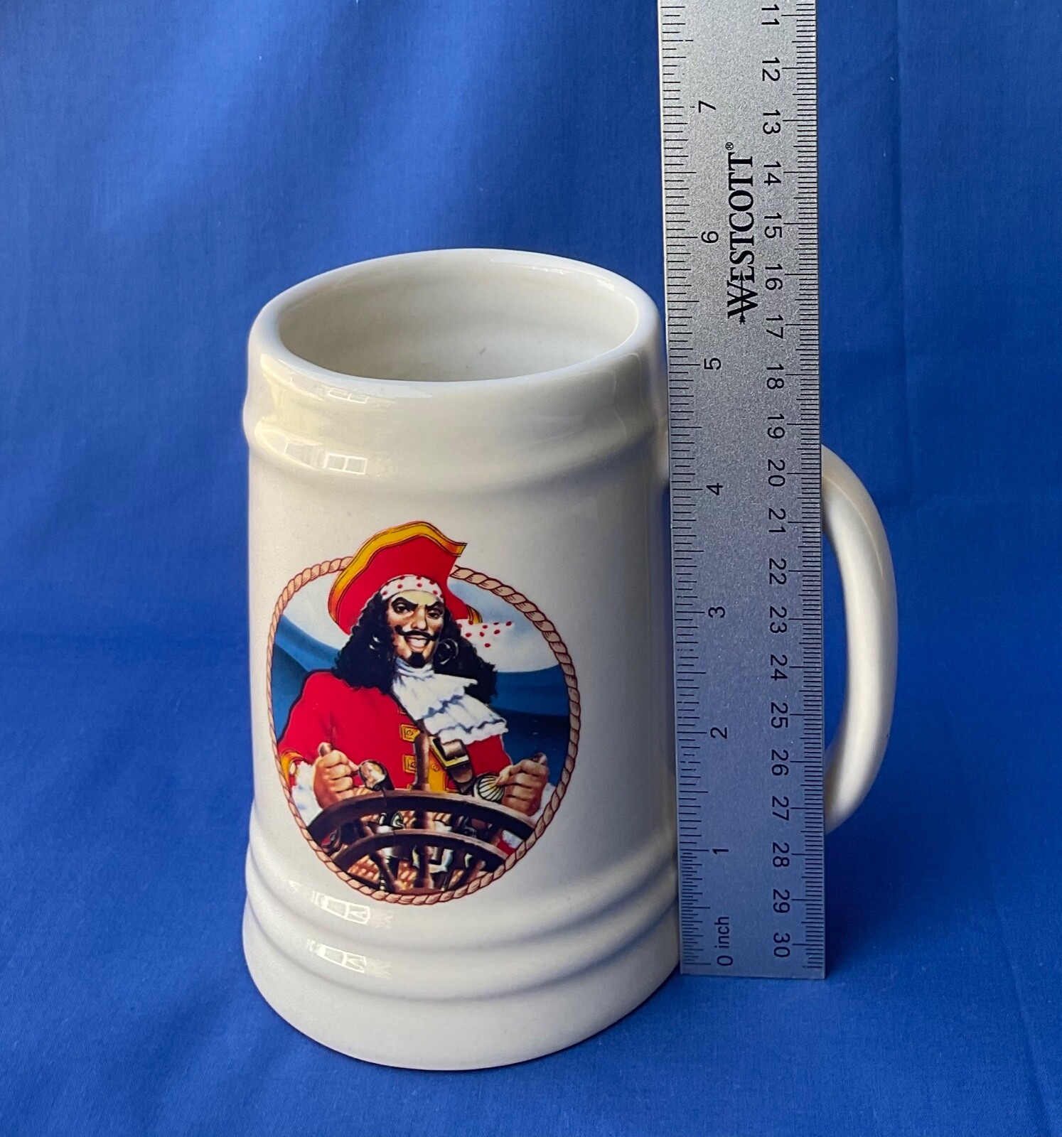 Captain Morgan Mug Beer Stein Tankard Mug Ceramic Pirate 5 1/4" Height ...