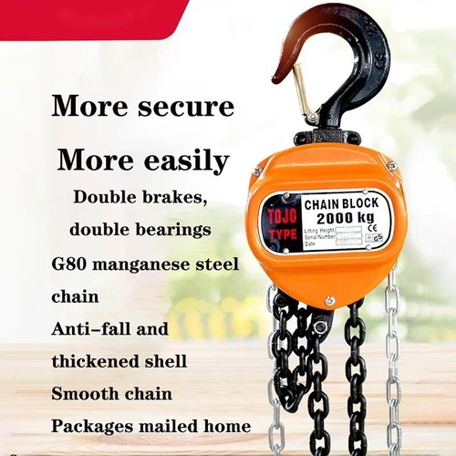 Hand Chain Hoist 1t 2t 3t 5t 10t Manual Inverted Chain Small Crane ...