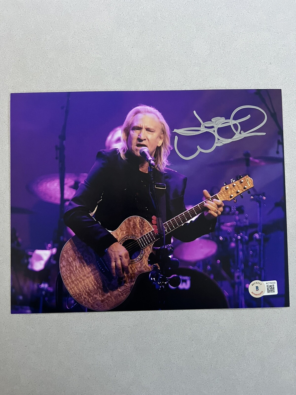Joe Walsh autographed signed 8x10 photo Beckett BAS COA Eagles James ...