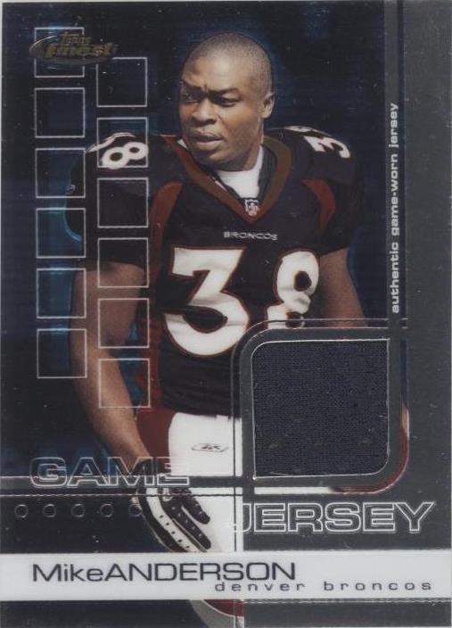2002 Topps Finest - Mike Anderson #74 /999 (MEM) for sale online | eBay