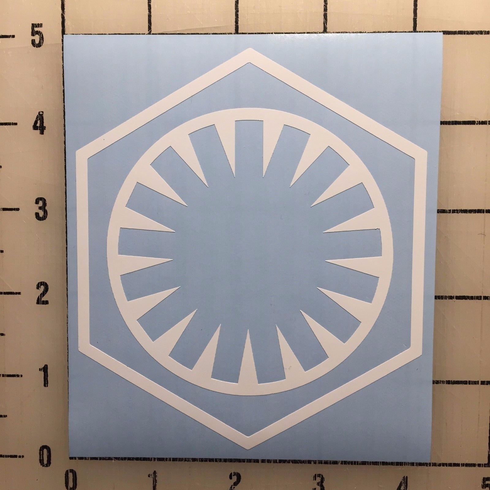 Star Wars First Order Logo 4" Wide Vinyl Decal Sticker - BOGO | eBay