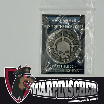 GW Warhammer 40000 / 40K - Collectible Coin - Merit of the High Lords ...