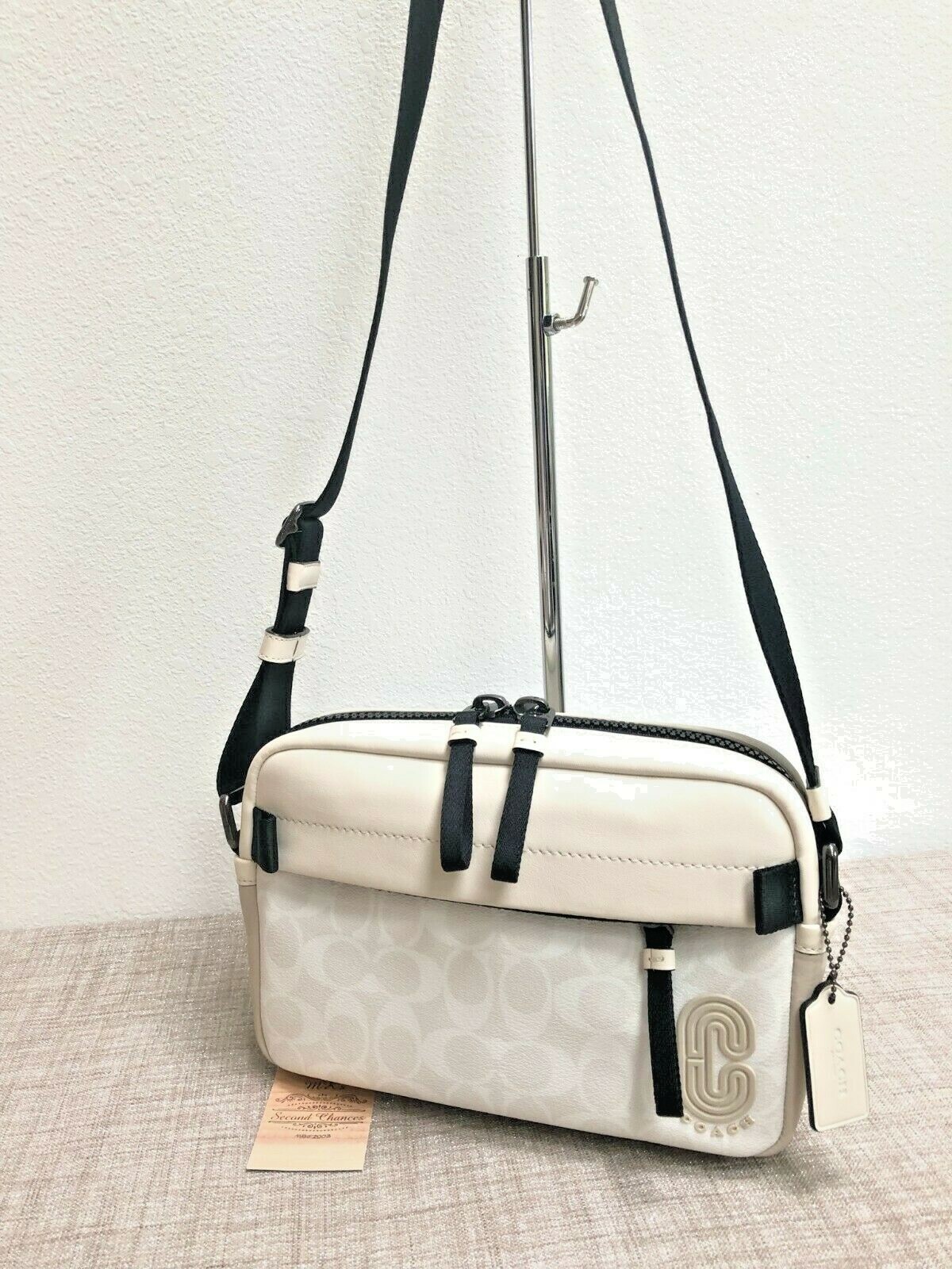 COACH EDGE CROSSBODY BAG 2338, Signature Print in Cha… - Gem