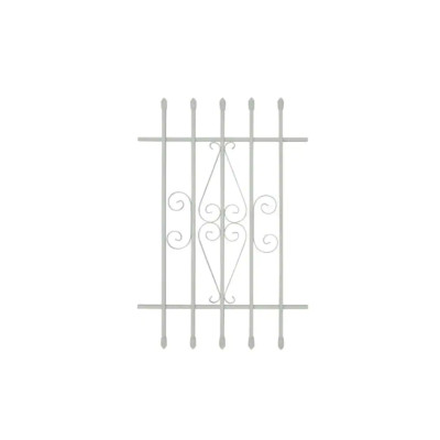 24 x 36 in. Spear Point Window Security 5-Bar Guard White Vertical ...