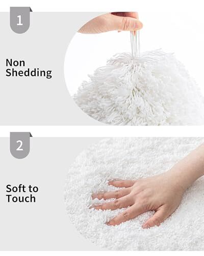 Small Bathroom Rug 17x24 Non Slip 17x24 inches Mini Size Bathroom Rug ...