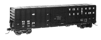 Micro Trains N FMC 5347 50' Boxcar Wisconsin & Southern WSOR #101545 ...