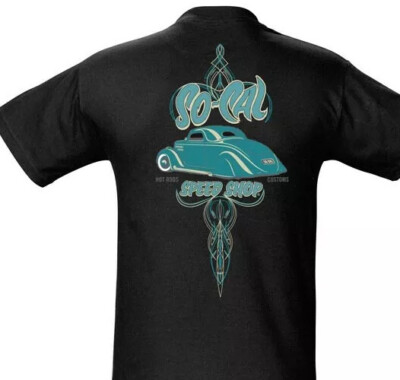 So-Cal Speed Shop Street Rod (1043) 100% Black Cotton T-Shirt | eBay