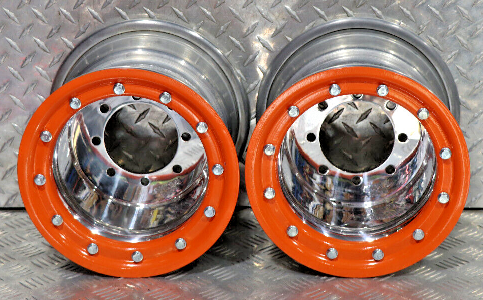 HONDA YAMAHA BANSHEE RAPTOR YFZ TRX BEADLOCKS ATV 9X8 REAR POLISHED ...