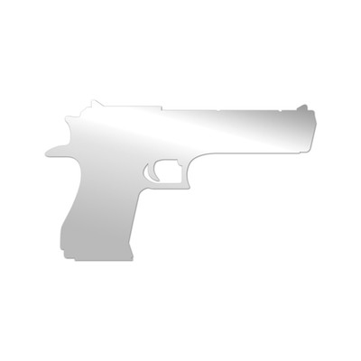 Desert Eagle Sticker Die Cut Chrome Mirror Gold Silver Oil Slick Rainbow | eBay