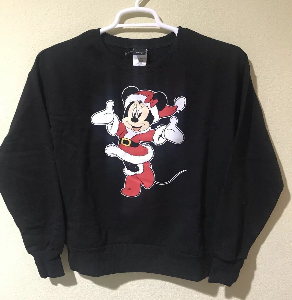 XS Disney DIY Minnie Mouse Black Ugly Xmas Christmas Holiday Sweater ...