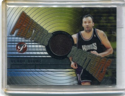2002-03 Topps Pristine - VLADE DIVAC - Game Used Jersey - SACRAMENTO ...