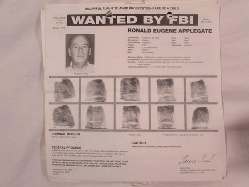 Lot of 5 FBI Wanted Poster Lot Murder Drugs Rape 2000 Jesse James ...