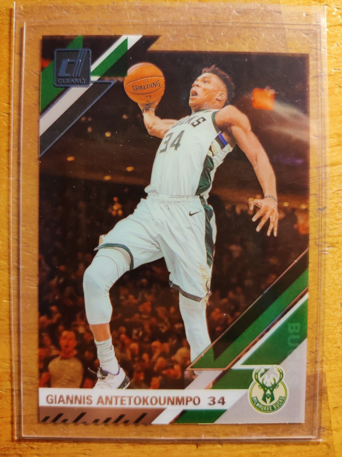 GIANNIS ANTETOKOUNMPO 2019 PANINI DONRUSS CLEARLY #25 BUCKS MVP GREEK ...