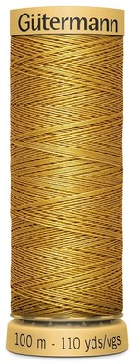 Gutermann Natural Cotton Thread 110yd-Dark Yellow - 6 Pack | eBay