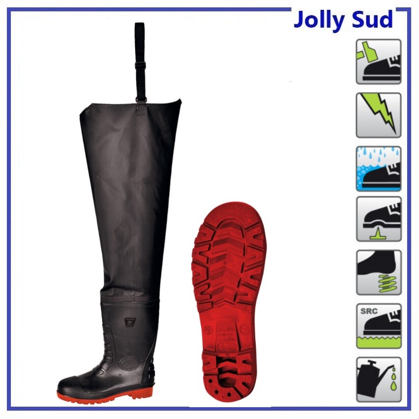 Stivali Alti da Pesca Lavoro in Gomma Antinfortunistici Scafandro Tutto ...
