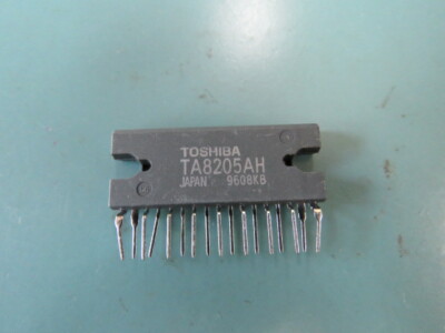 TOSHIBA TA8205AH Qty of 5 per Lot Audio Amplifier Circuit, Dual, 17 Pin ...