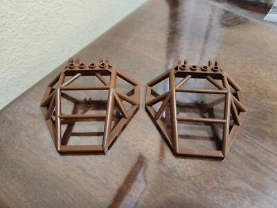 LEGO Part ~ Brown Windscreen 10 x 14 x 2 2/3 Roll Cage ~ No 30298 X2 | eBay