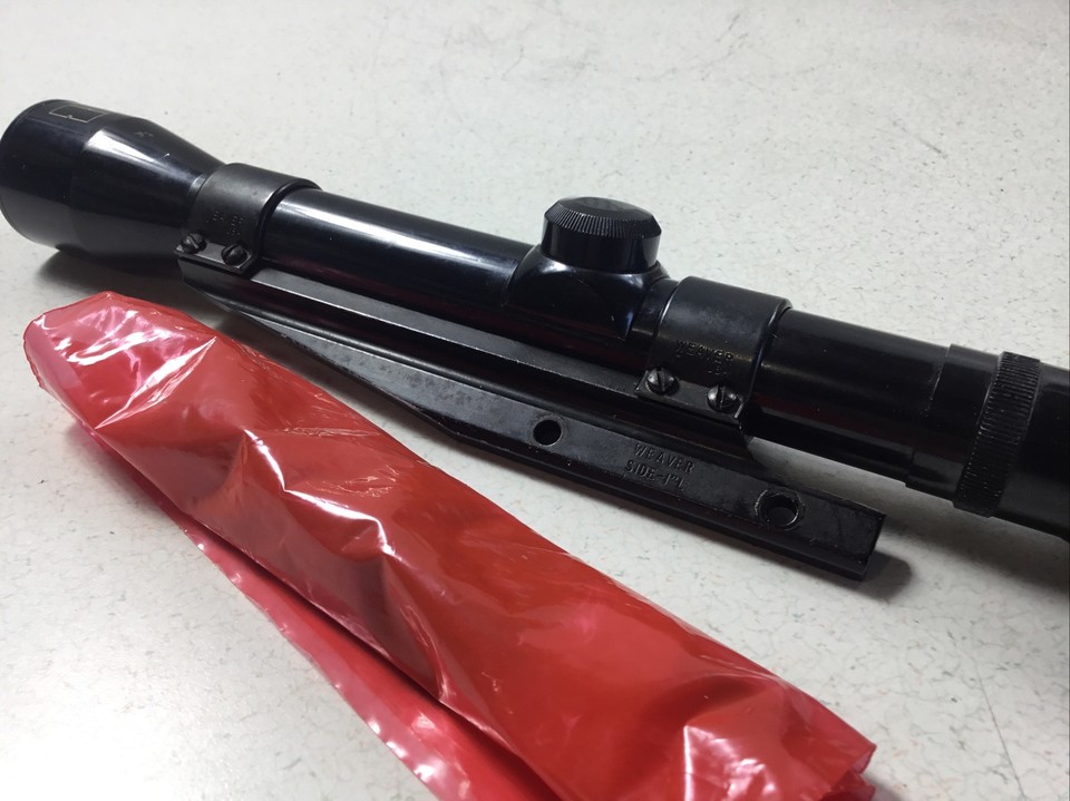 Kassnar 4 x 32 Gun Rifle Scope Clear Dual Reticle Weaver Mount JAPAN ...