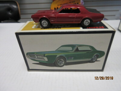 AMT MINI TROPHY MERCURY COUGAR MODEL BUILT IN THE ORIGINAL BOX | eBay