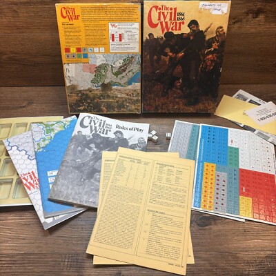 The Civil War 1861 1865 Victory Games Unpunched Very Nice | eBay