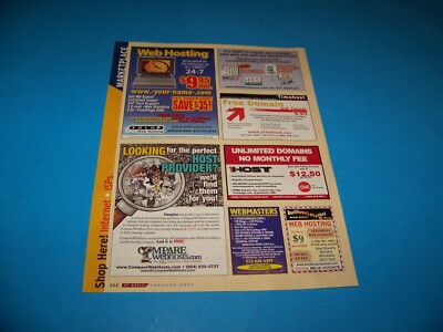 Mixed Lot Computer / Software Ads Single Print Ad Page From Magazine ...