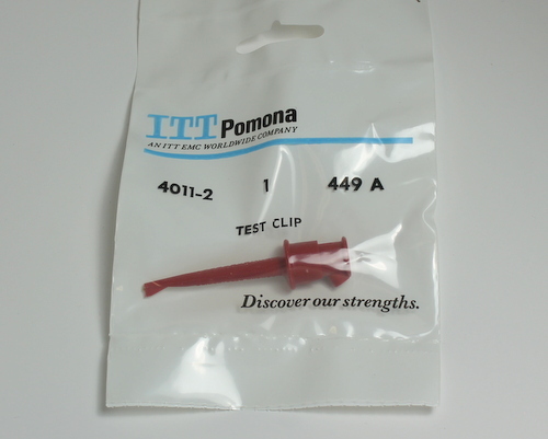 Lot of Two Pomona Red Minigrabber Test Clips With 6-32 Thread 4011-2 | eBay