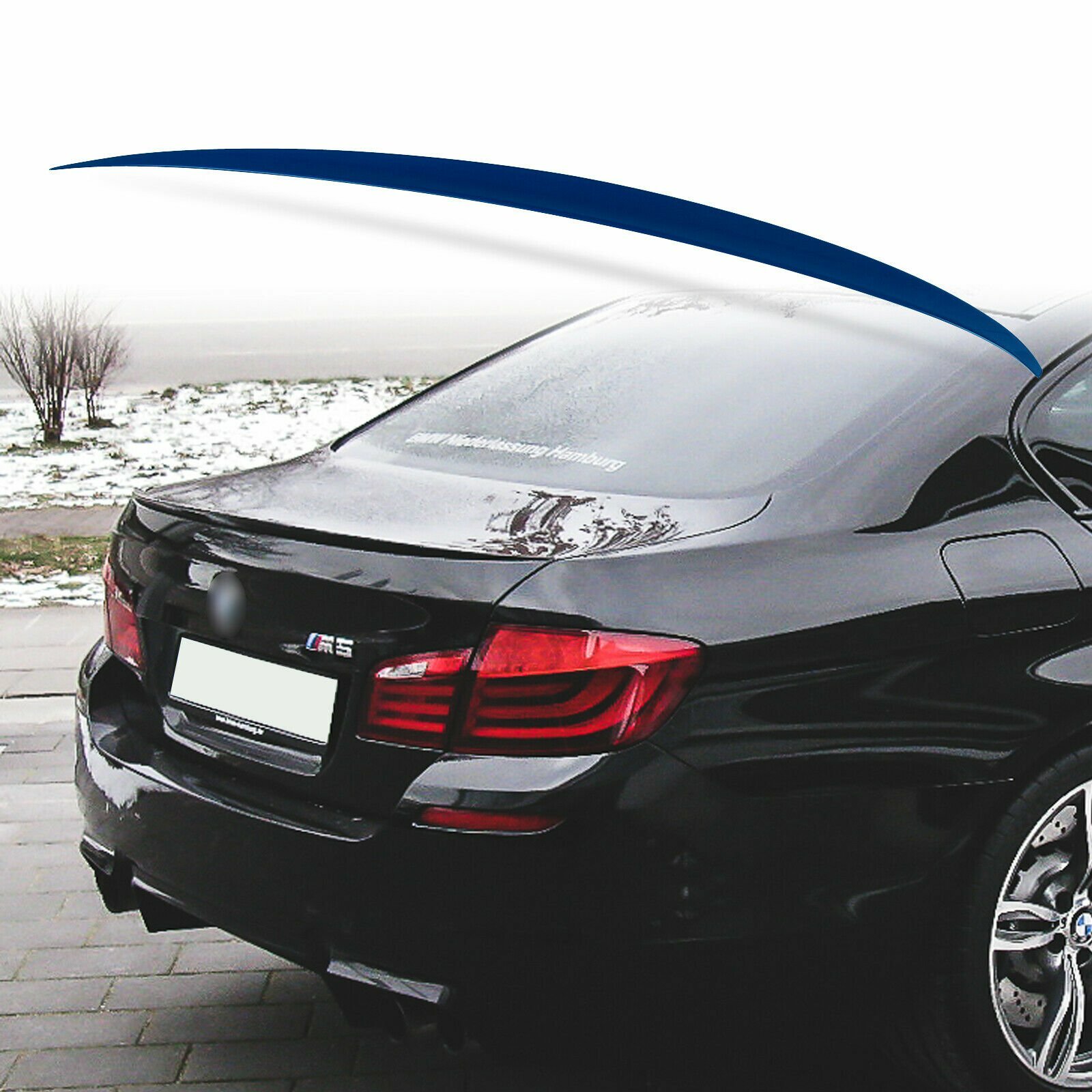 Painted Imperial Blue A89 Rear Trunk ABS Spoiler For BMW 5-Series F10 ...