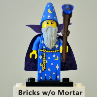 New Genuine LEGO Wizard Minifig with Staff Series 12 71007 | eBay