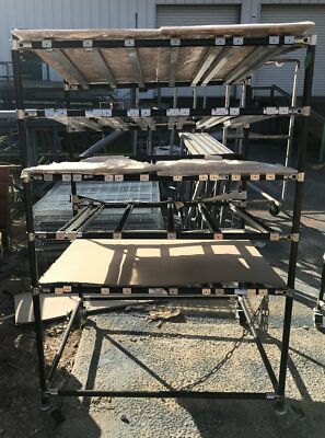 Used Creform Adjustable Modular Material Handling Roller Rack - 42" X ...