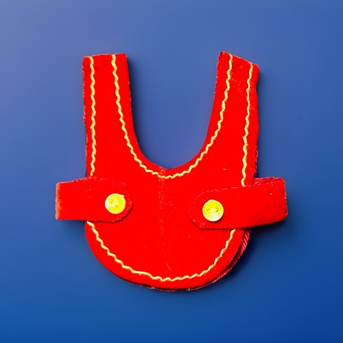 Vintage 1972 Mod Barbie Skipper Fluff Tiff Nifty Nickers Red Bib ...