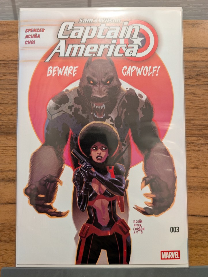 SAM WILSON CAPTAIN AMERICA #3 Red Hulk Cap pack Whatnot Exclusive Trade ...