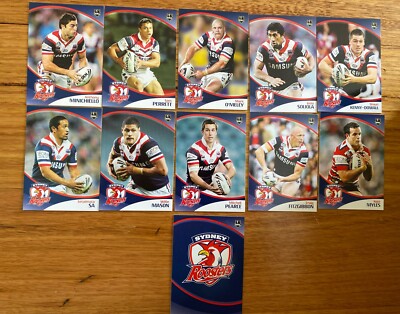 Official 2009 NRL Collector Cards Lot Sunday Telegraph Sydney Roosters ...
