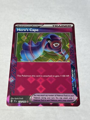 Pokémon TCG Hero’s Cape 152/162 Ace Spec Rare Temporal Forces NM | eBay