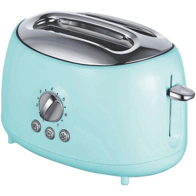 Cool-Touch 2-Slice Retro Toaster with Extra-Wide Slots (Blue ...