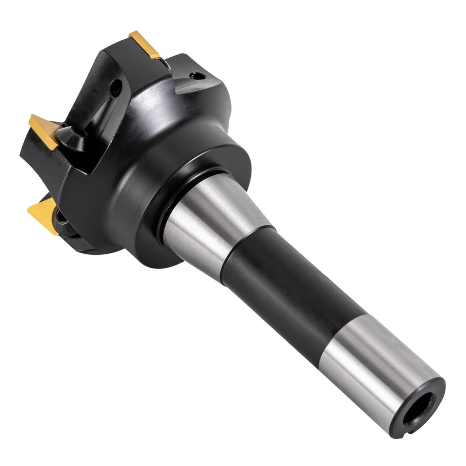 90 Degree Indexable End Mill 3'' Cutting Depth R8 Shank End Mill 5 ...