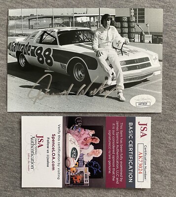 NASCAR GREAT- DARRELL WALTRIP AUTOGRAPH 4x6 PORTRAIT PHOTO JSA AK73024 ...