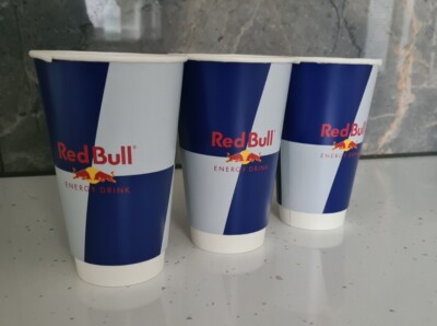 50 X 16oz Double Wall Redbull Paper Cups | eBay UK