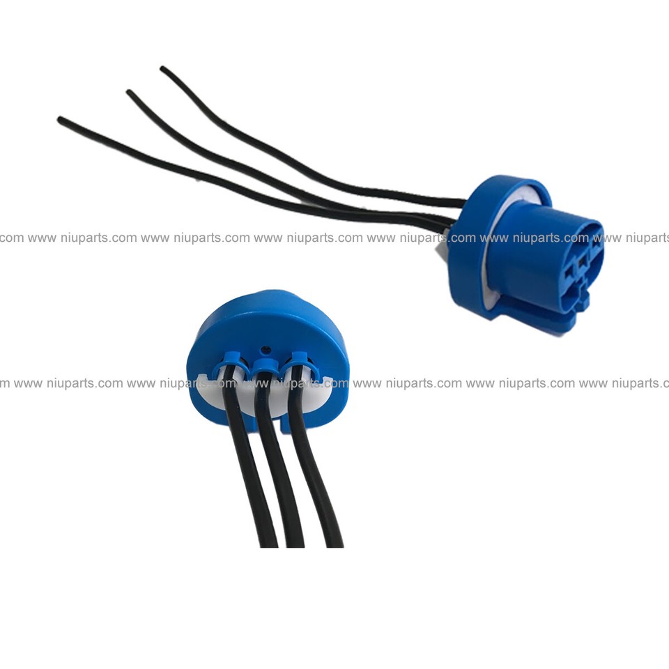 10pcs 3 Wire 3 Pin Female High & Low Beam Headlight for 9004 9007 Bulb ...