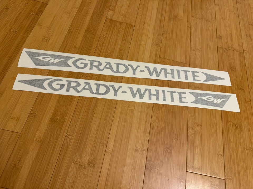 Grady White Boat Replacement 36‚Äù Decals - Set Of 2 - Marine Grade ...