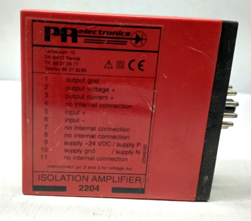 PR Electronics 2204 Isolation Amplifier Used | eBay UK