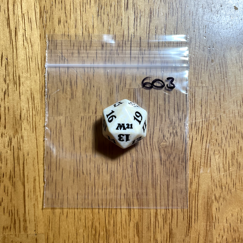 🎲 MTG d20 Spindown 20-sided Life Counter die dice - Core Set 2021 M21 ...