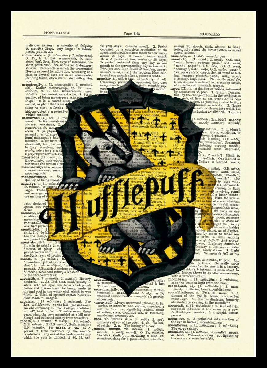 Harry Potter Houses Hufflepuff Potato