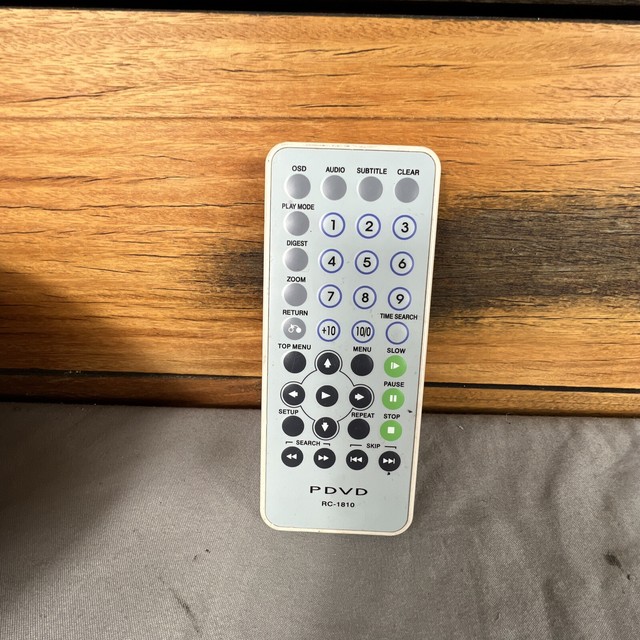 MINTEK RC-1810 PDVD RC-1810 PORTABLE DVD PLAYER REMOTE CONTROL for sale ...