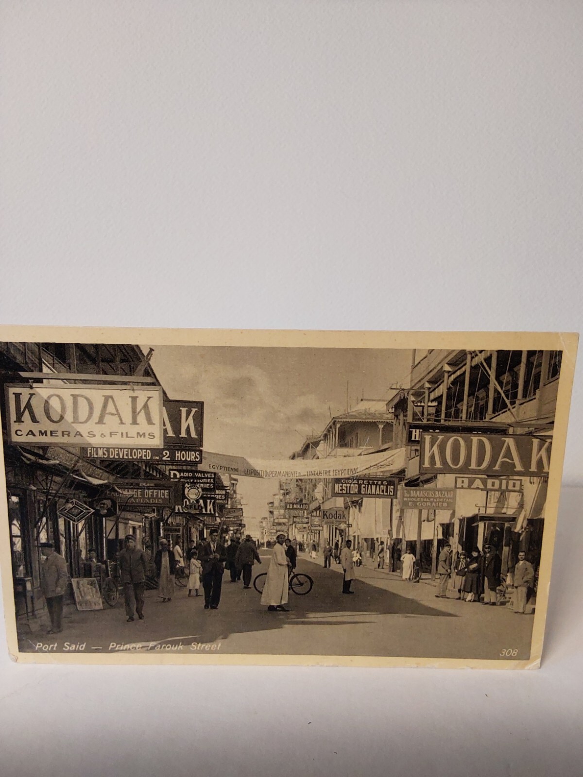 1936 Port Said, Egypt RPPC Street Scene/great Detail, Lots Of Kodak Advertising | eBay