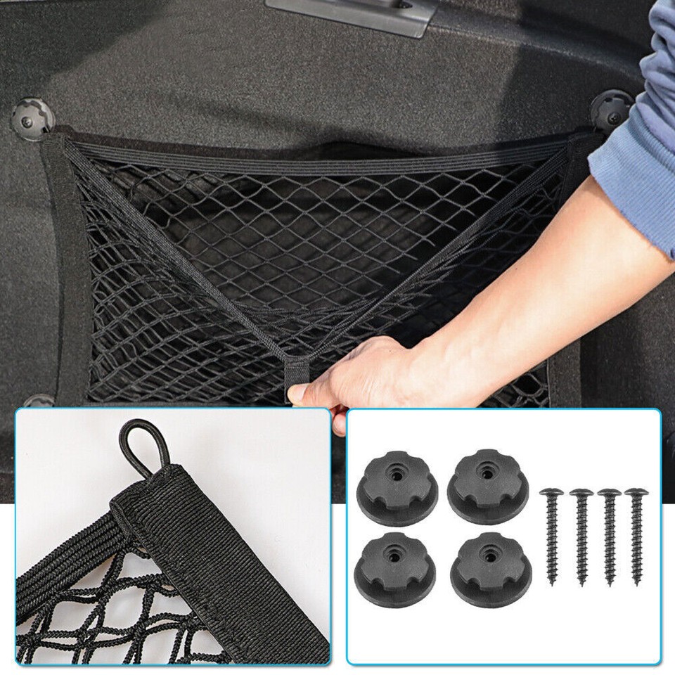 Elastic Mesh Cargo Pocket Car Interior Accessories Trunk Organizer ...