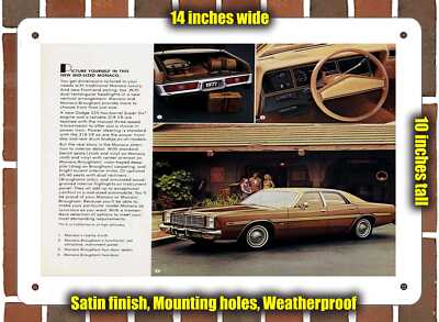 Metal Sign - 1977 Dodge Monaco (Sign Variant #03) | eBay